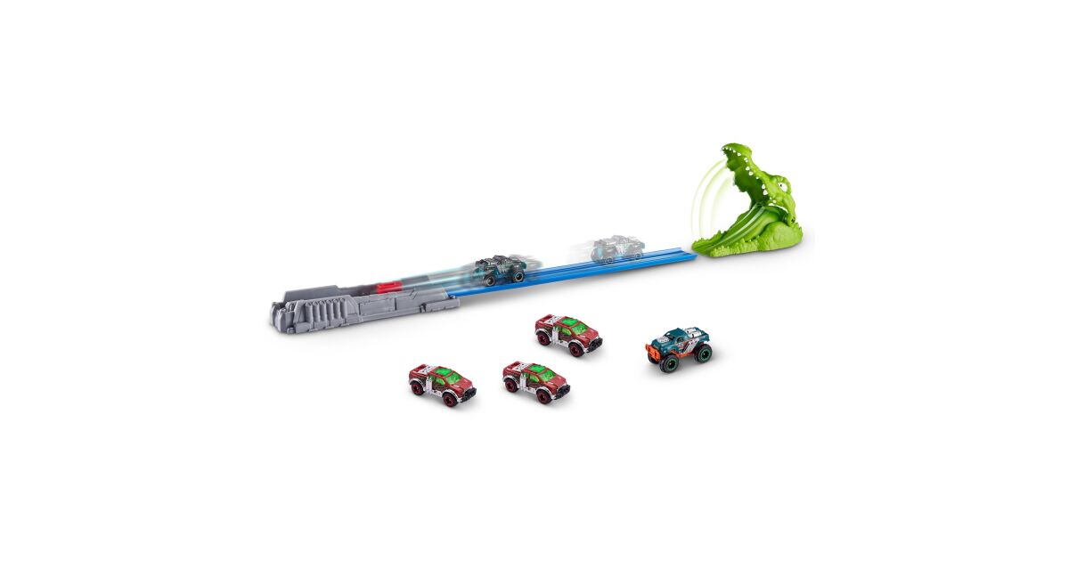 Zuru Toys Metal Machines Krokodil támadás versenypálya 1db autóval ...