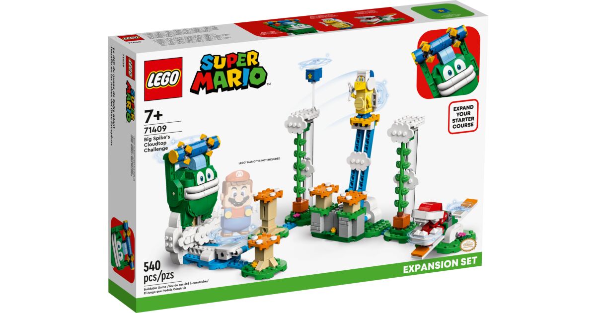 LEGO® Super Mario: 71409 - Big Spike Felhőcsúcs kihívás kiegészítő ...