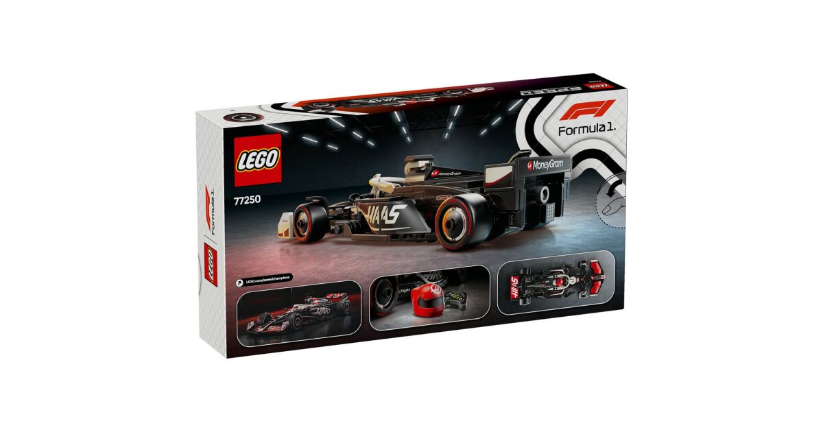 LEGO Speed Champions Maşina de curse MoneyGram Haas F1 Team VF-24 77250 ...