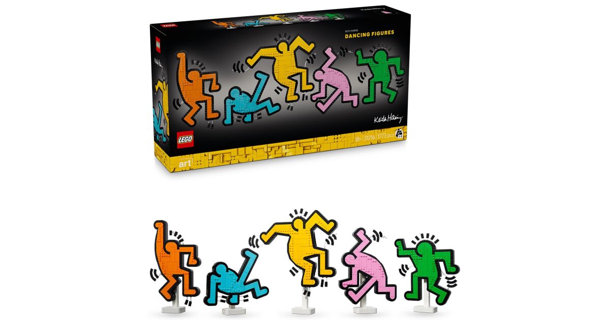 LEGO Art Keith Haring Figurine care danseaza 31216 | Pepita.hu