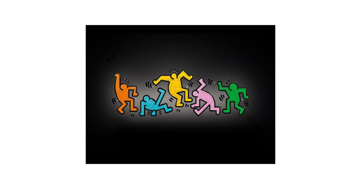 LEGO Art Keith Haring Figurine care danseaza 31216 | Pepita.hu