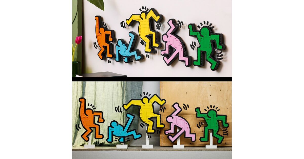 LEGO Art Keith Haring Figurine care danseaza 31216 | Pepita.hu