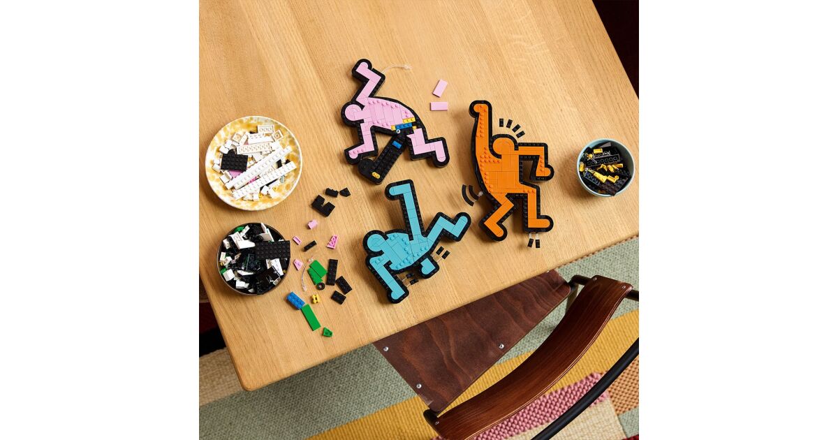 LEGO Art Keith Haring Figurine care danseaza 31216 | Pepita.hu