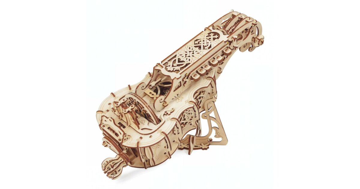 Ugears 3D fa mechanikus puzzle - Ninera (Hurdy-Gurdy) | Pepita.hu