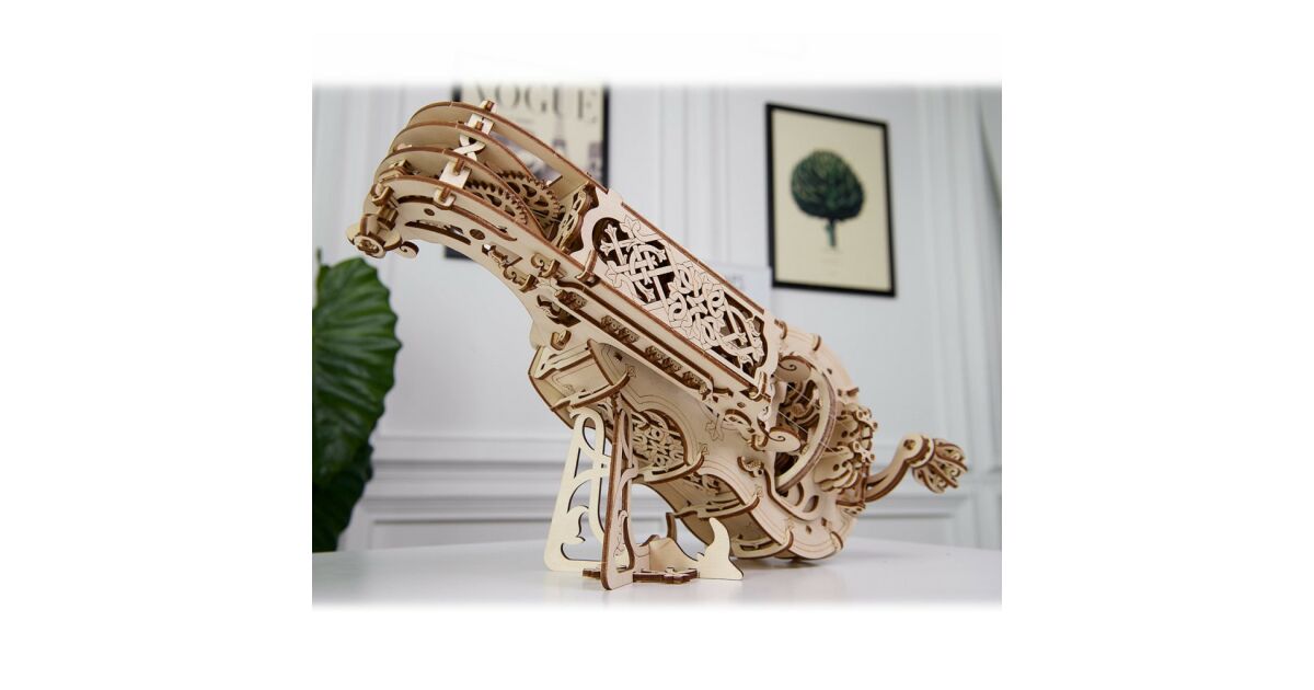 Ugears 3D fa mechanikus puzzle - Ninera (Hurdy-Gurdy) | Pepita.hu