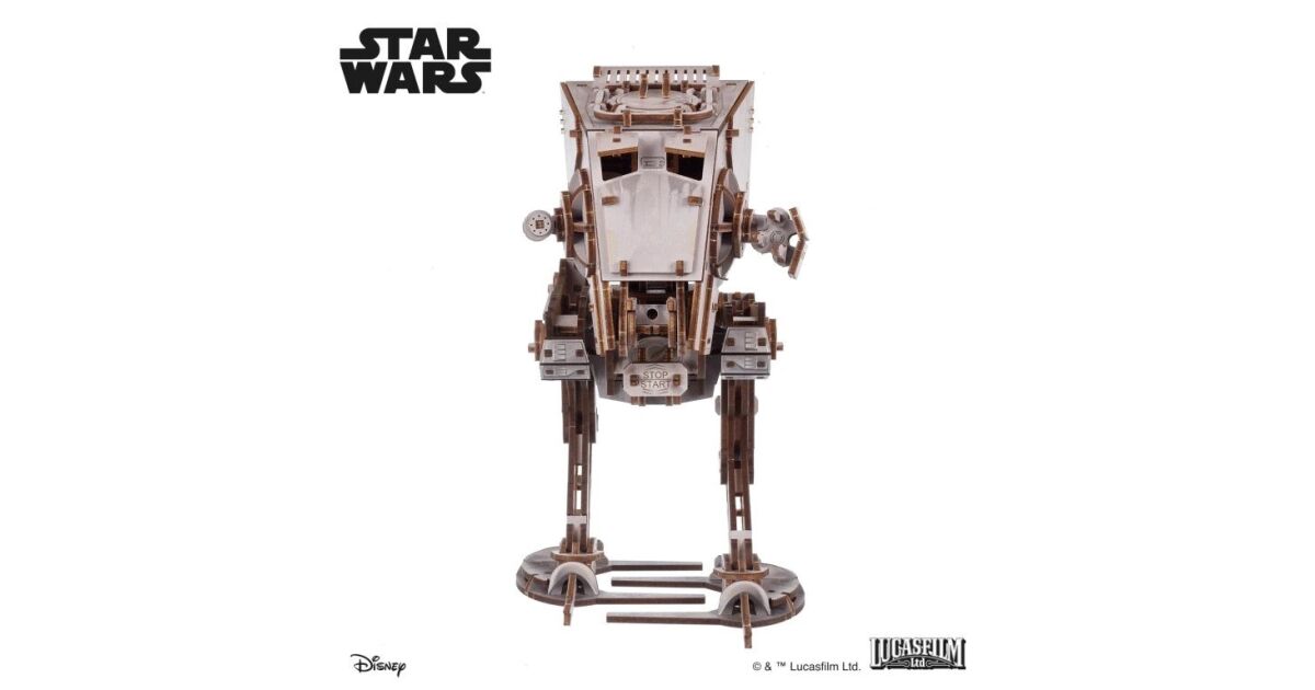 Ugears - 3D fa mechanikus modell: Star Wars AT-ST lépegető | Pepita.hu