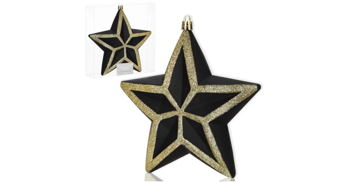 Ca1381 dekorácia Vianočná hviezda 15 cm | Pepita.com