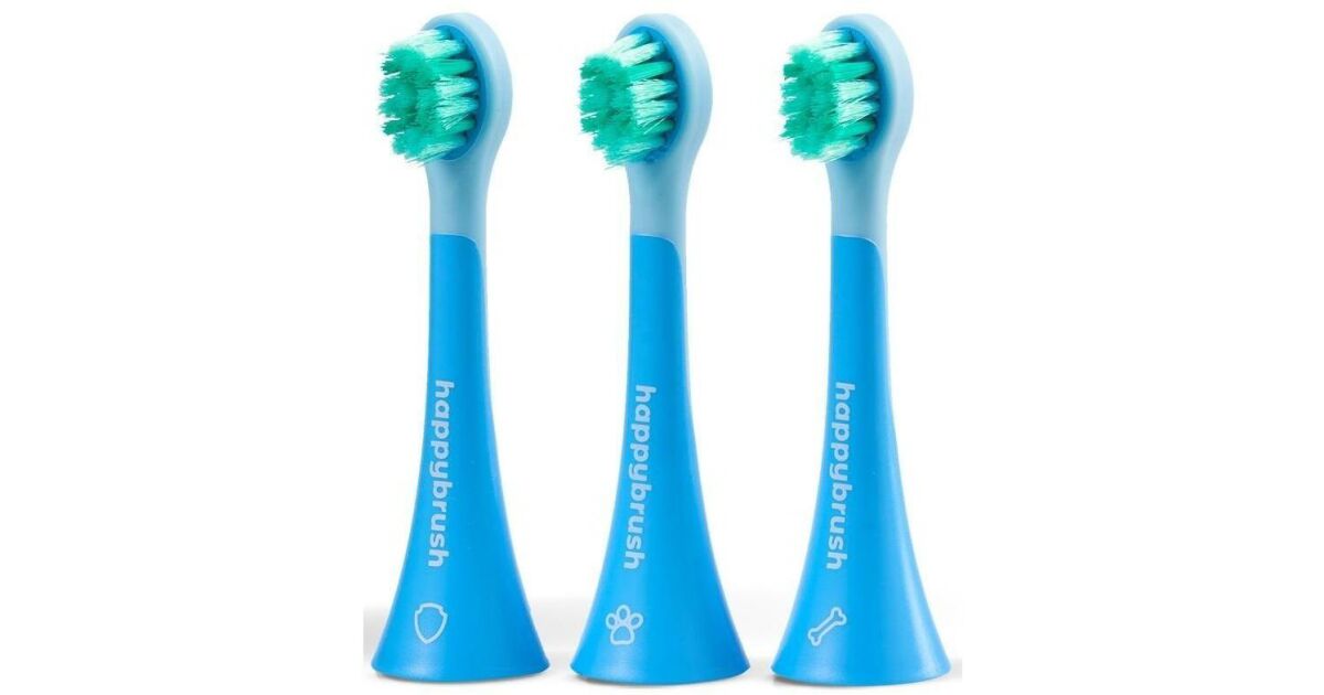 Happybrush ECO VIBE KIDS Elektromos fogkefe Pótfej - Mancs Őrjárat kék ...