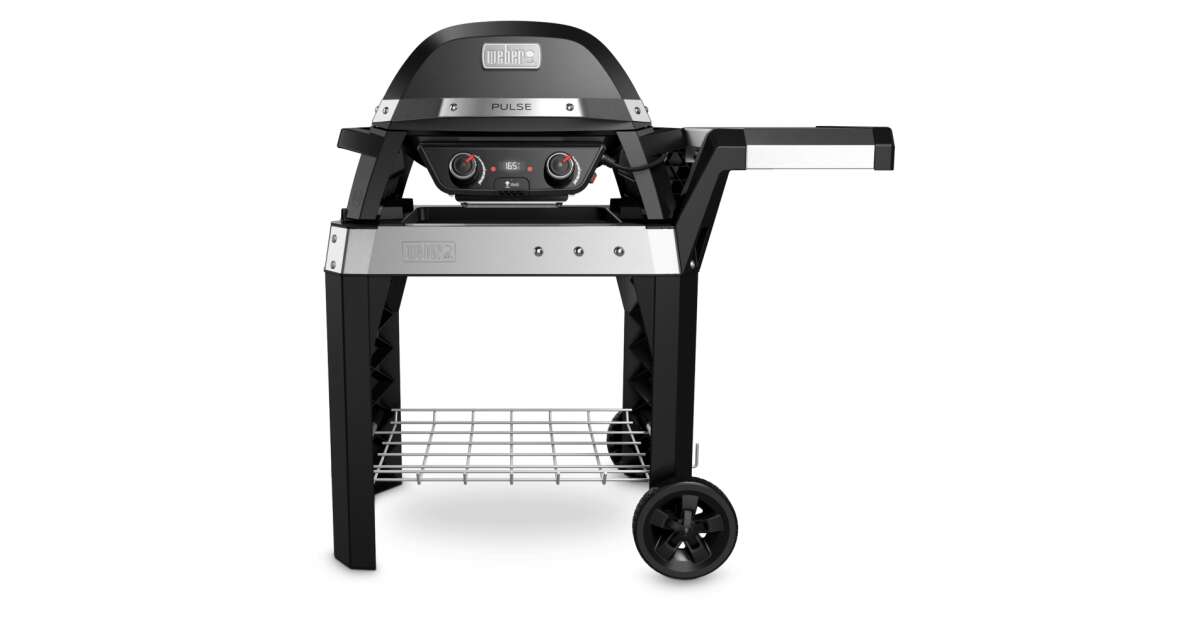 Weber Pulse 2000 electric grill with trolley black Pepita