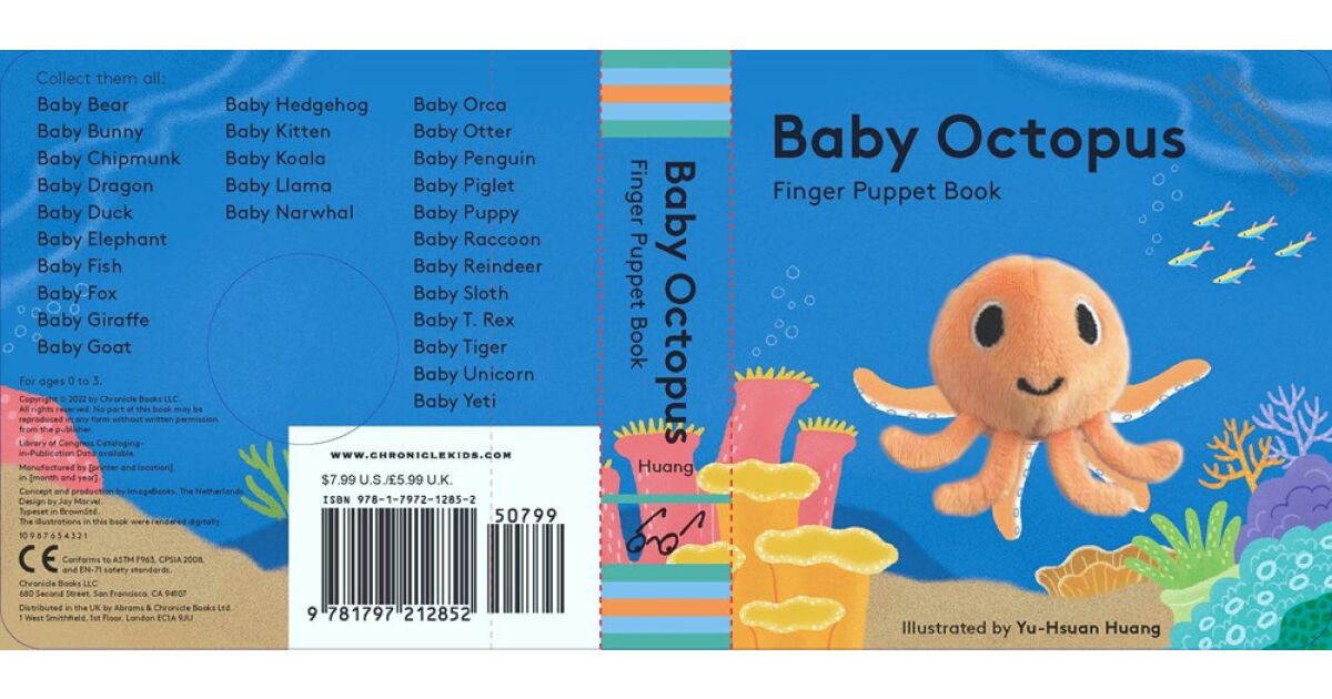 Chronicle Books – Ujjbábos könyv – A kis polip | Pepita.hu