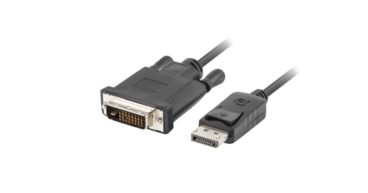 Кабел DisplayPort DVI-D 1,8 м Dual Link | Pepita.com