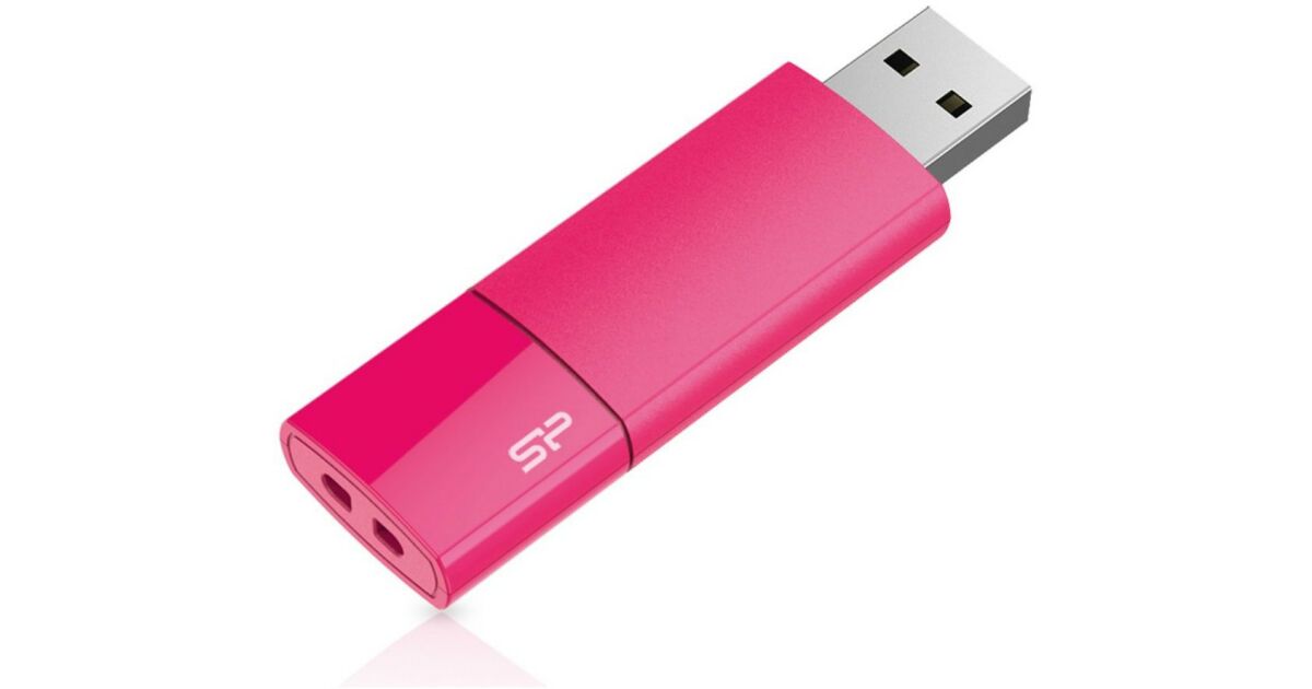 Silicon Power USB stick 16GB Ultima U05, roze boje | Pepita.com