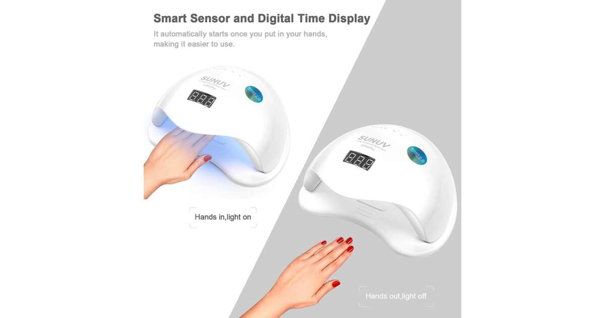 SUN5 Plus 48W Professzionális UV LED körmös lámpa | Pepita.hu