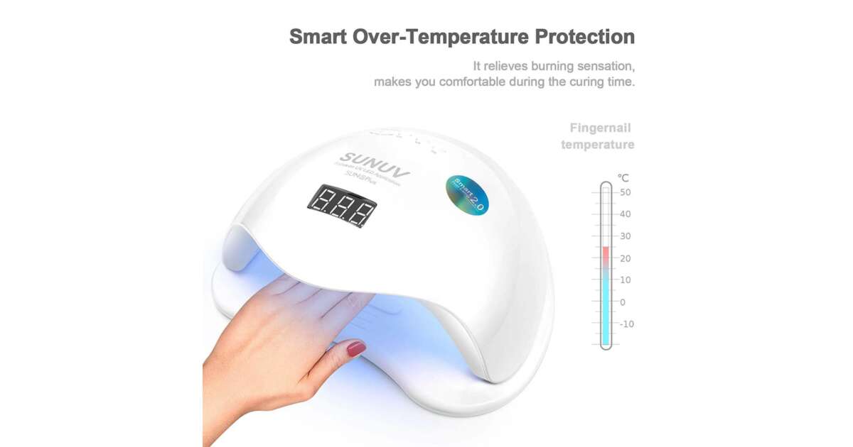 SUN5 Plus 48W Professzionális UV LED körmös lámpa | Pepita.hu