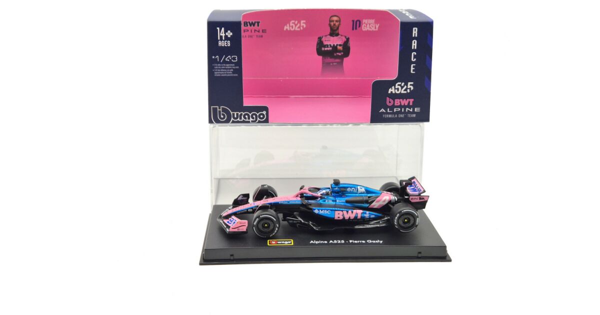 Alpine A525 F1 #10 (2025) - Pierre Gasly - S VODIČOM - Bburago - 1:43 ...