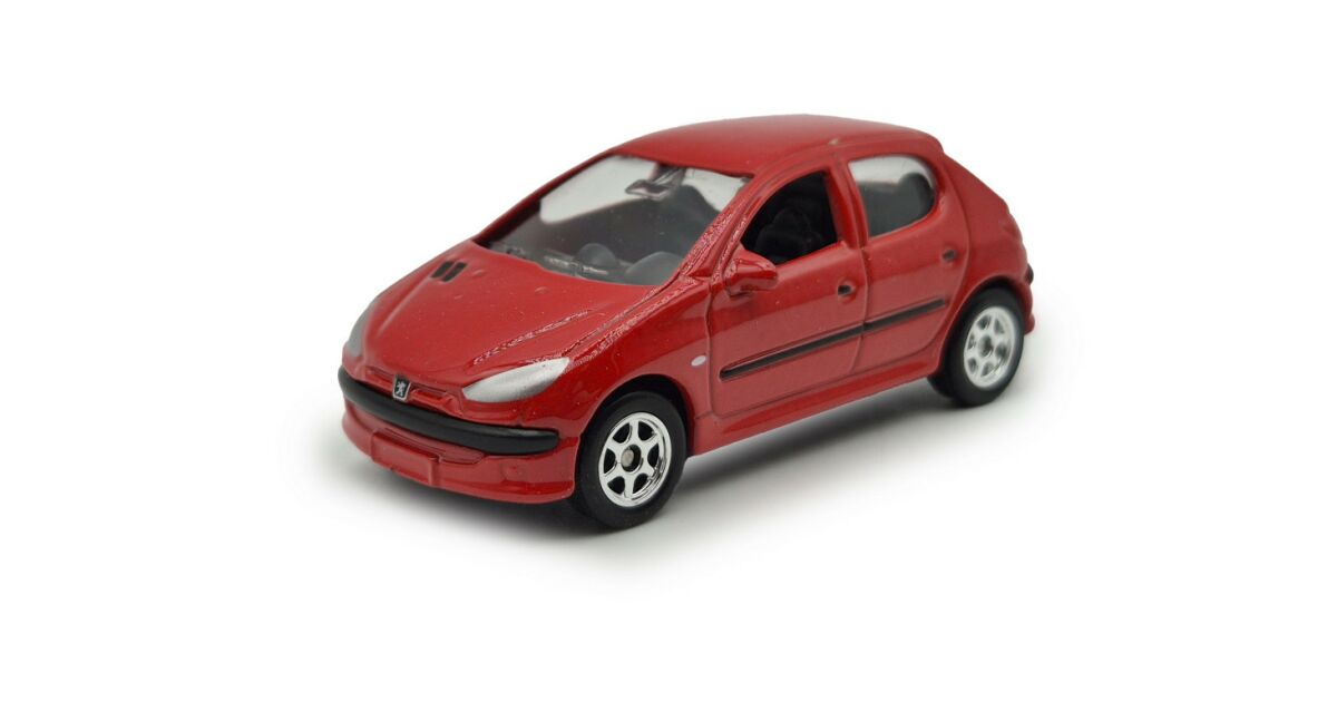 Peugeot 206 - Super9 - Mierka modelu - 1:60 | Pepita.com