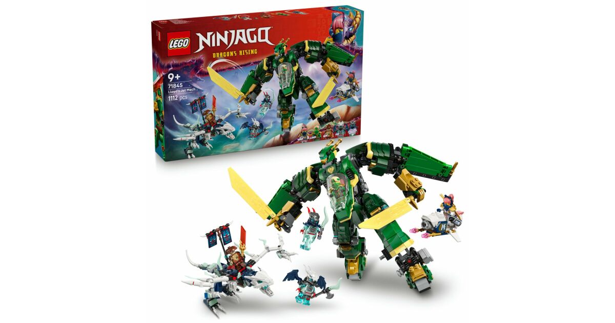 LEGO NINJAGO Robotul-avion cu reactie al lui Lloyd 71845 | Pepita.hu