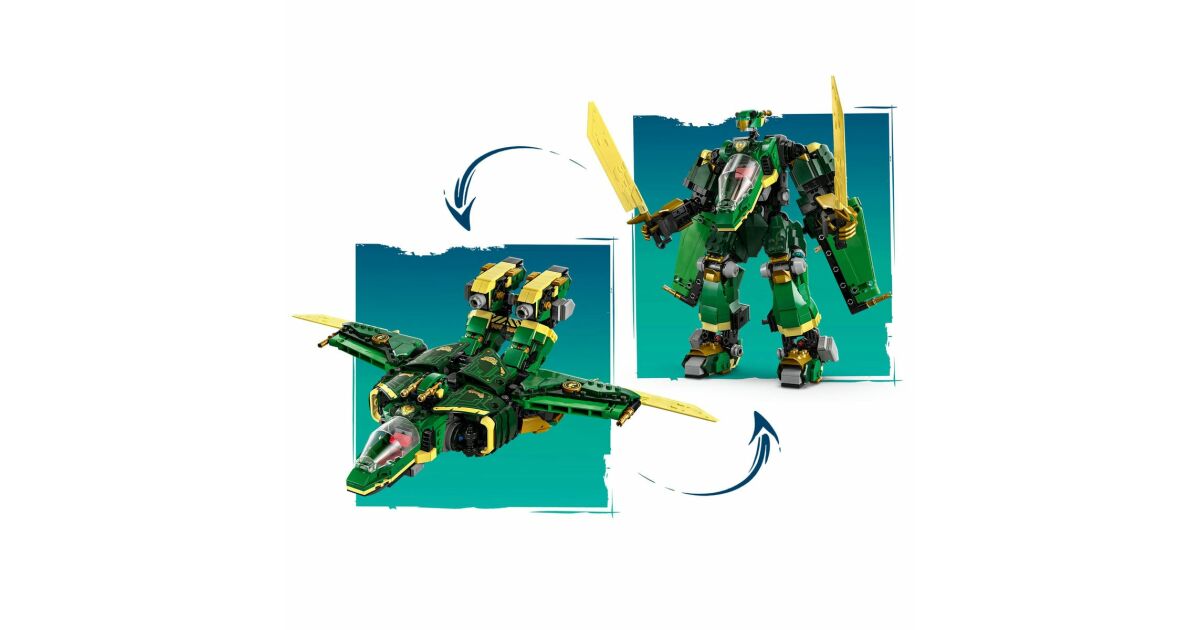 LEGO NINJAGO Robotul-avion cu reactie al lui Lloyd 71845 | Pepita.hu
