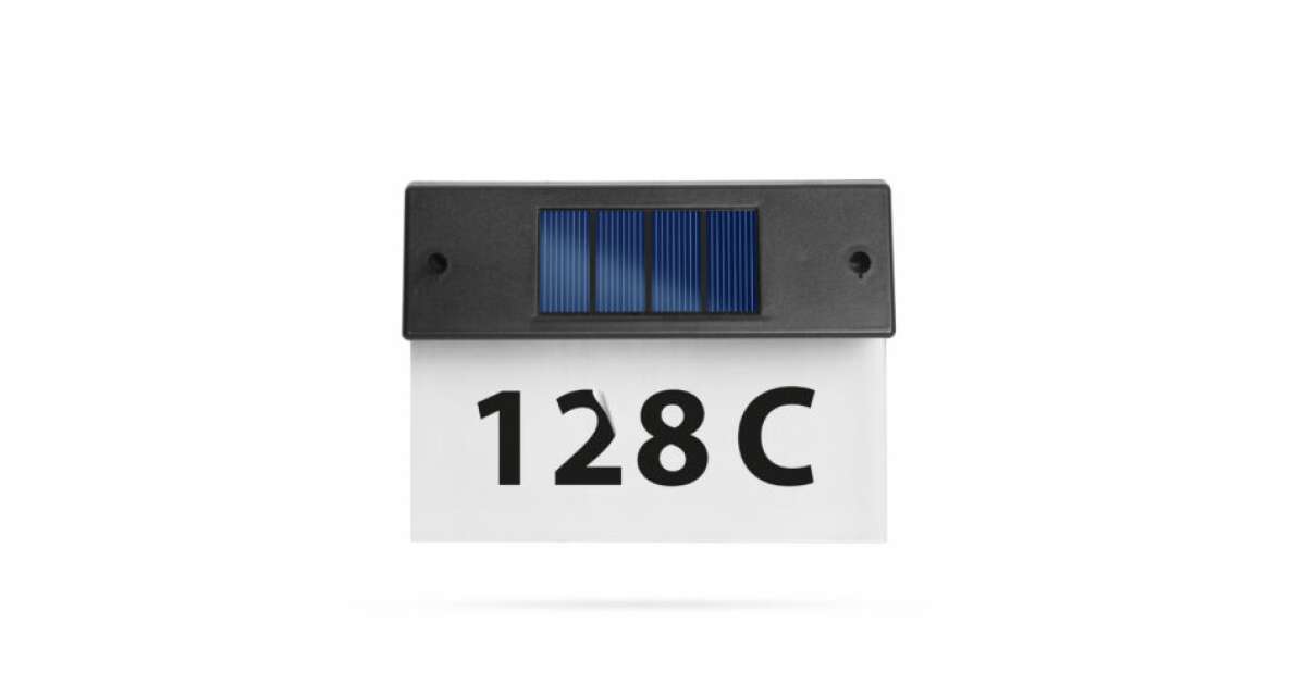 Solar house number plate | Pepita.com