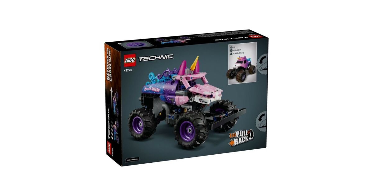 LEGO® Technic 42220 Monster Jam Sparkle Smash - Hátrahúzhatós | Pepita.hu