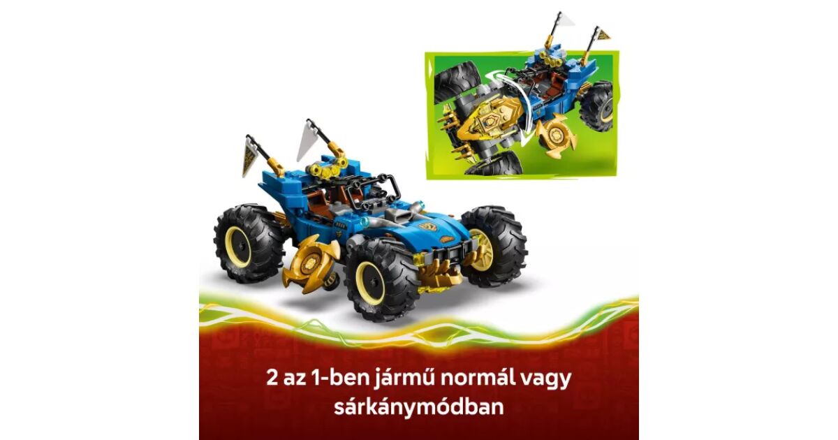LEGO® NINJAGO® Mașina transformatoare a lui Jay 71856 | Pepita.com