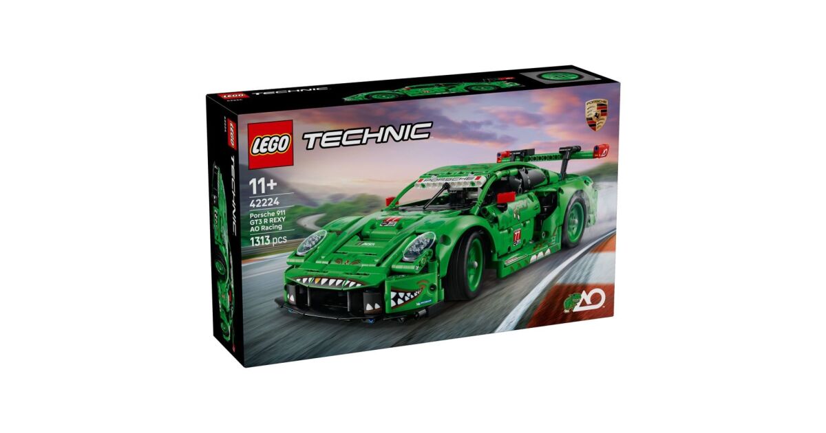LEGO® Technic 42224 Porsche 911 GT3 R REXY AO Racing autó | Pepita.hu