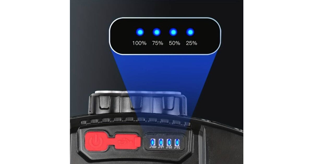 Lanterna frontala de cap LED 6 moduri de iluminare RD C160 | Pepita.com