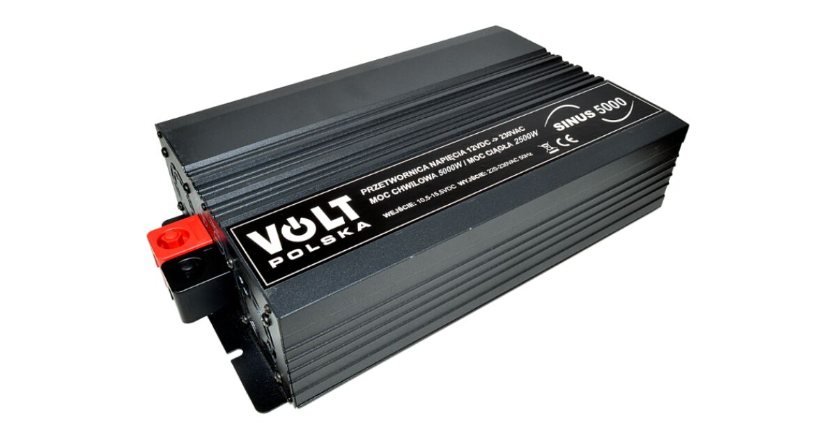 Autó inverter konverter SINUS 5000 12V 220v | Pepita.hu