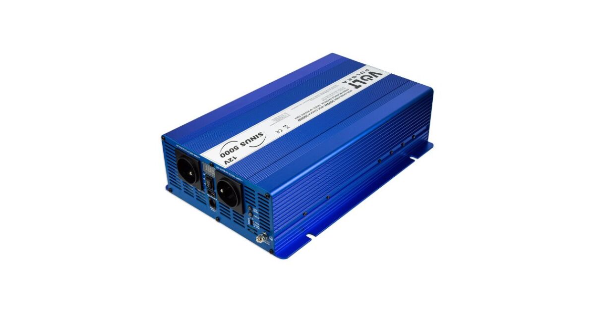 Invertor 12v 220v Convertor de Tensiune SINUS ECO 5000 12V 2500 5000W ...