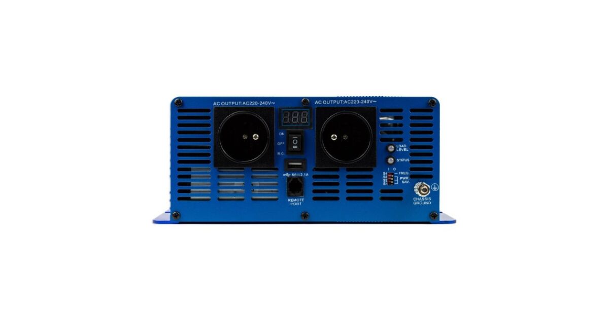 Invertor 12v 220v Convertor de Tensiune SINUS ECO 5000 12V 2500 5000W ...