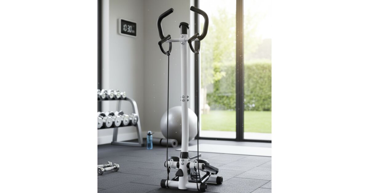 Pepita Multifunctional Treadmill with movable arms and LCD display ...