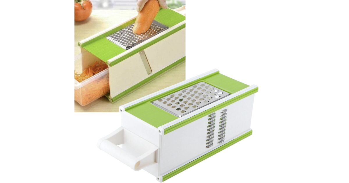 Razatoare multifunctionala cu 4 fete si recipient de colectare | Pepita.com
