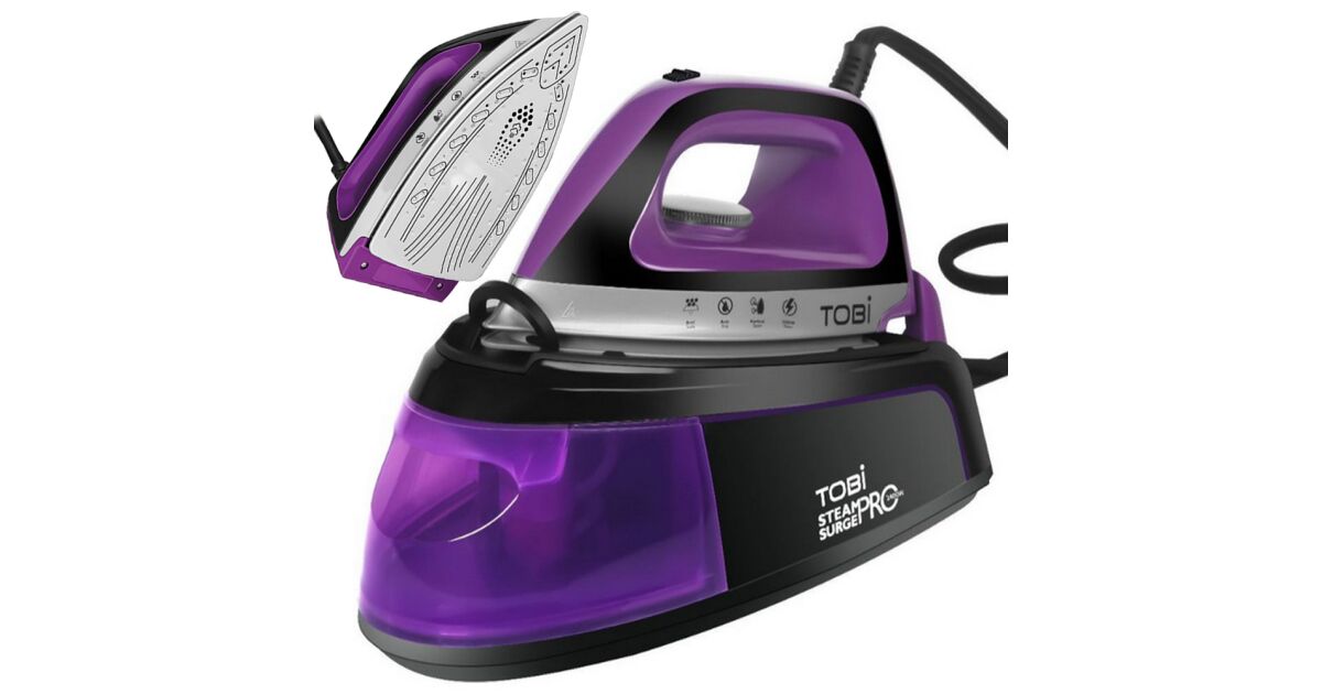 TOBI Steam Surge Pro stație de călcat cu talpă ceramică 2400W | Pepita.com