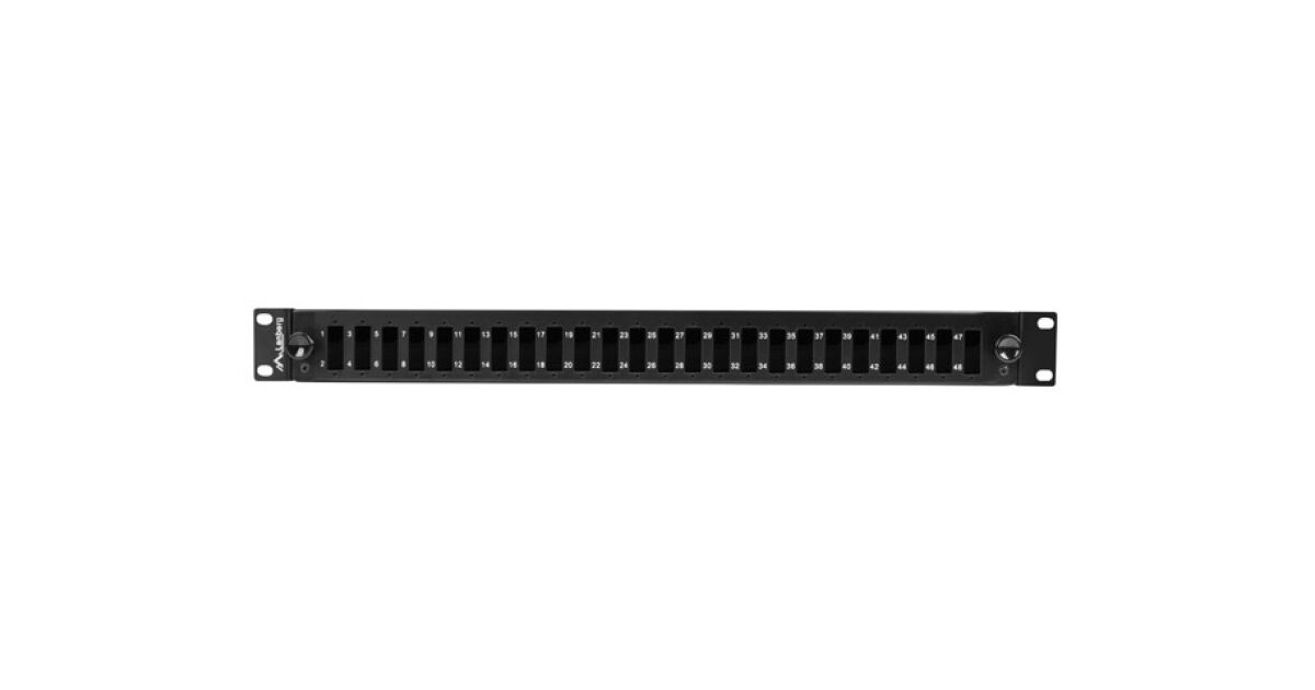 Patch panel fibră rack 19 1U 24x SC | Pepita.com