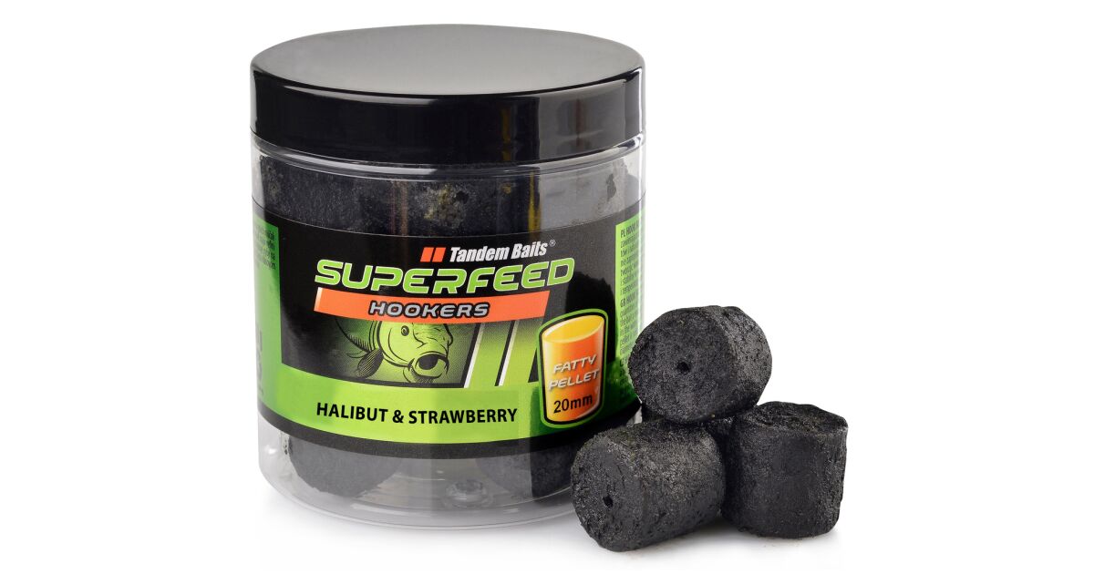 SuperFeed Hook Fatty Pellet 20mm/150g Halibut & Strawberry | Pepita.hu
