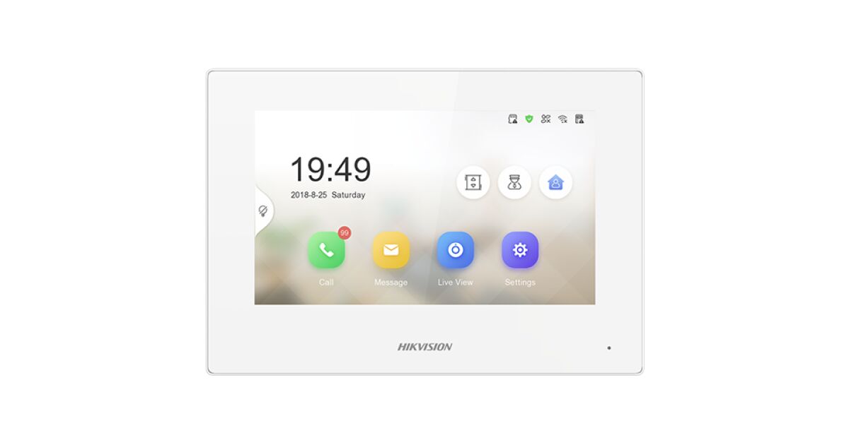 Monitor videointerfon TCP/IP, TFT LCD 7 inch touch screen, PoE ...