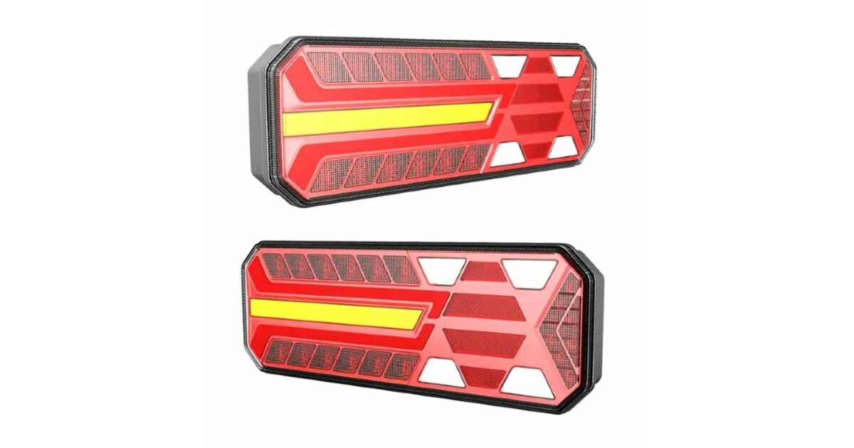 Set Lampi Stopuri Spate, Triple Led 33cm, 5 Functii, Semnalizare ...