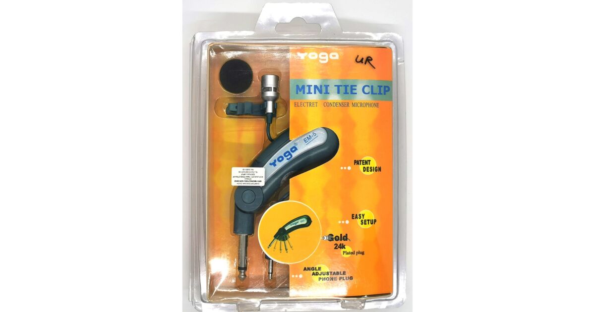 Microfon Lavaliera EM-5 cu Fir Omnidirectional Yoga | Pepita.com