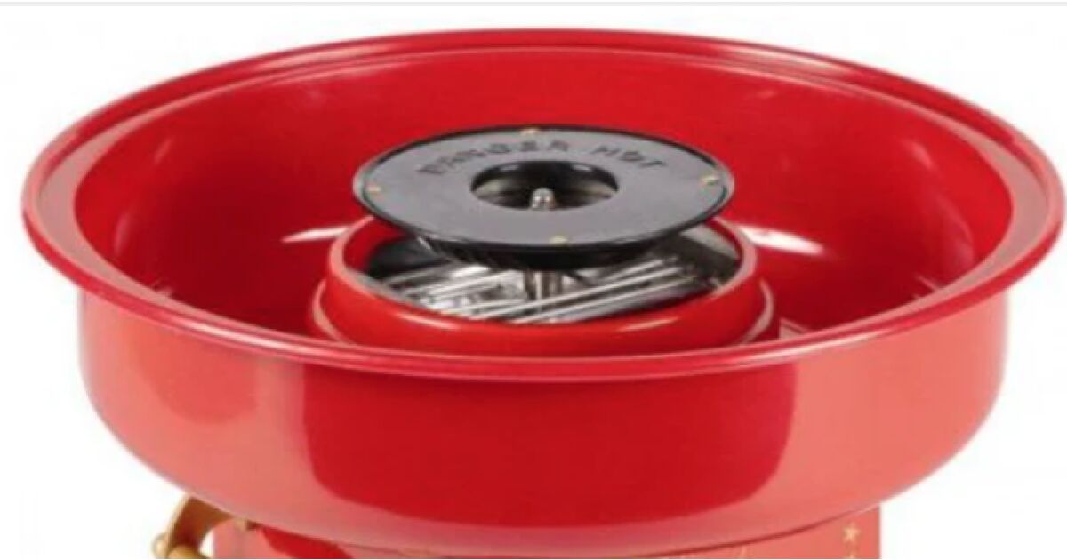 Aparat de facut vata de zahar model retro stil carucior | Pepita.com