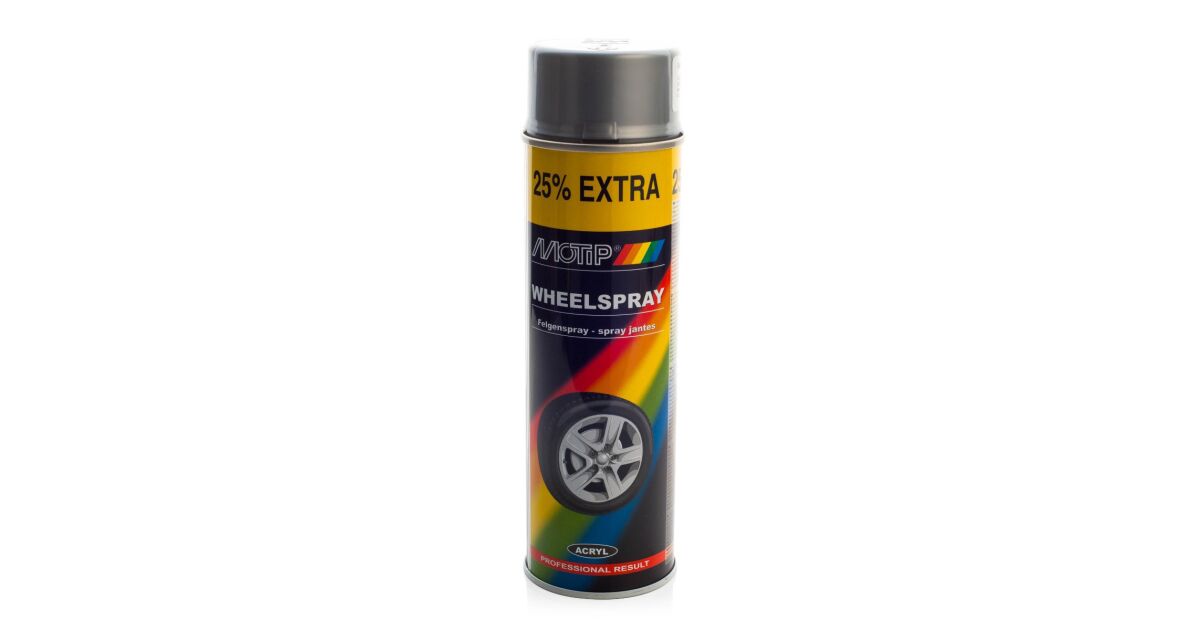 MOTIP Ezüst Spray Festék Alumínium Felnikre 500ml | Pepita.hu