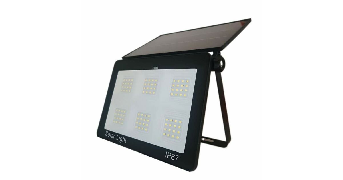 Proiector Led 200W De Exterior SIKS Cu Panou De Incarcare Solara, Lampa ...