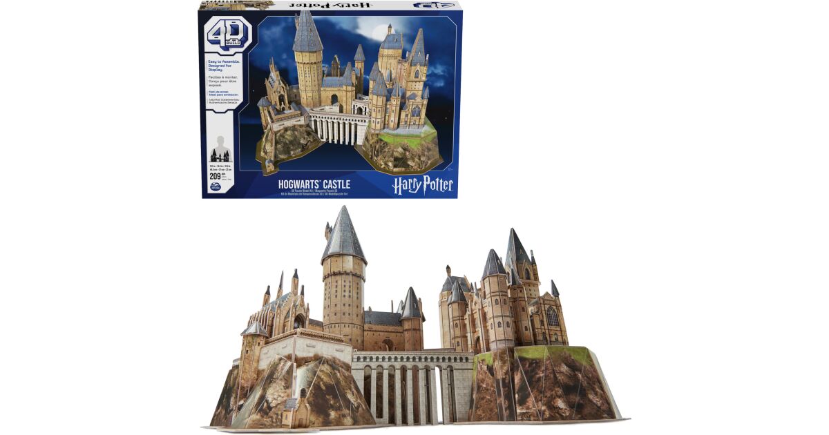 Spin Master 4D Build - Harry Potter Roxfort kastély 209 darabos Karton ...