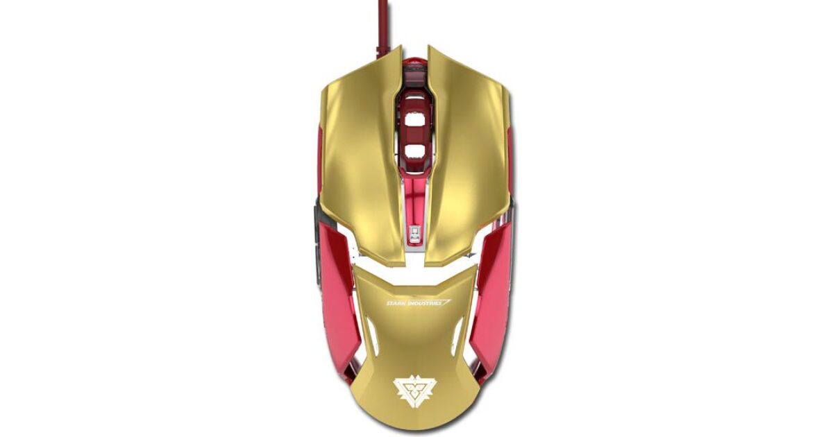 E-Blue Iron Man Armor Gaming Egér EMS610 Arany 4000 DPI (EMS610GOAA-EU ...