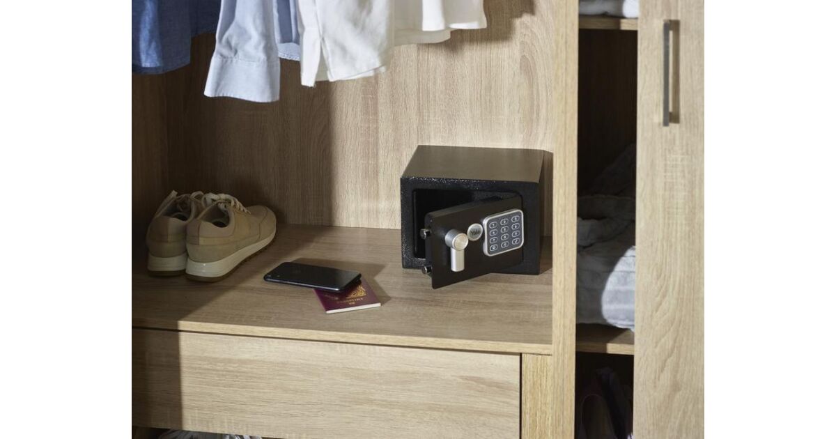 Digitális széf, Yale YSV/170/DB2 Value, fekete, mini kivitel ...