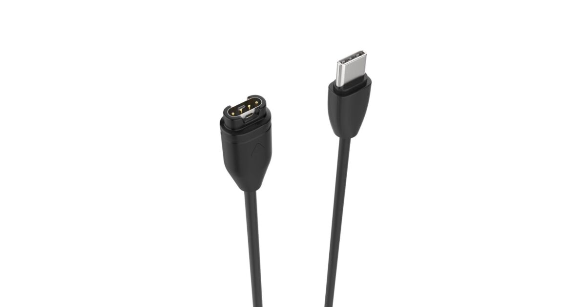 USB-C töltőkábel Garmin Fenix 5/6/7/7X, Epix, Venu 2/3, Vívoactive 3/4 ...