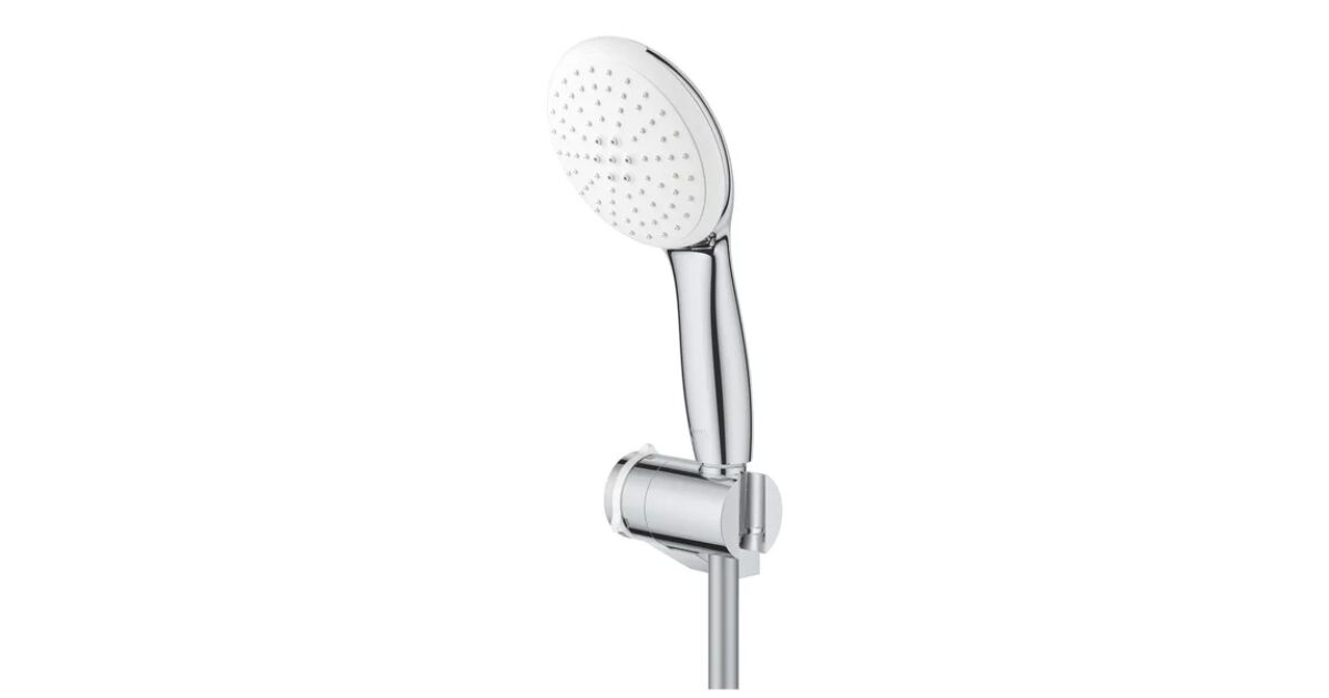 Zestaw prysznicowy z uchwytem Grohe Tempesta 110 chrom 2 funkcje ...