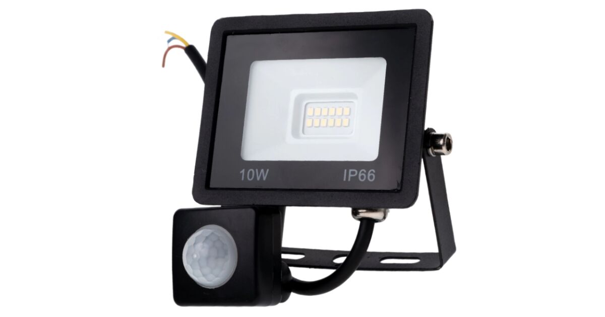 Proiector led 10W cu senzor de miscare 900lm , IP66 220V | Pepita.com