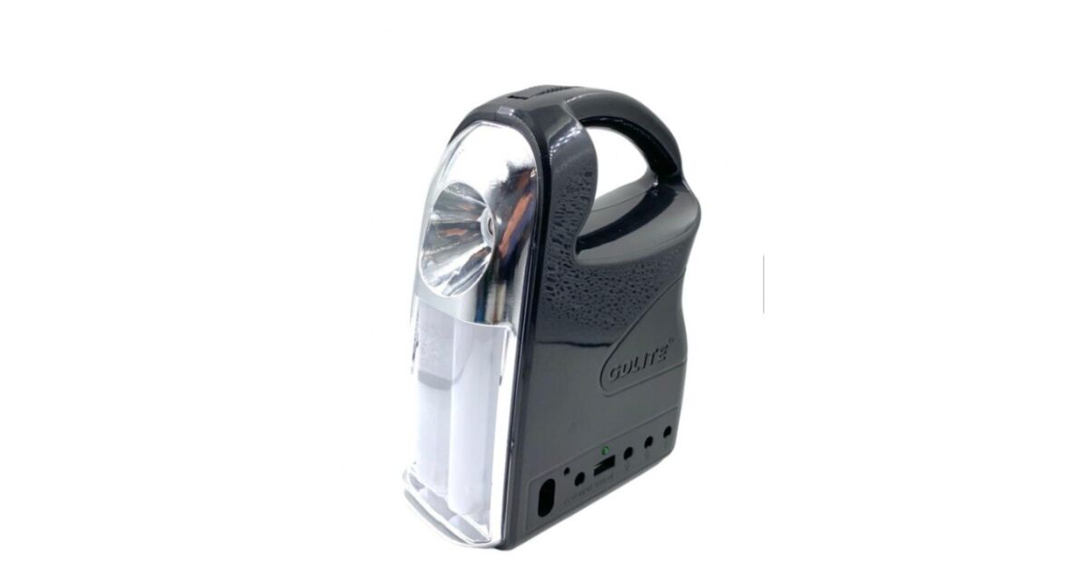 Kit solar GDLITE GD-7 PREMIUM 3 becuri, lanterna inclusa + usb ...