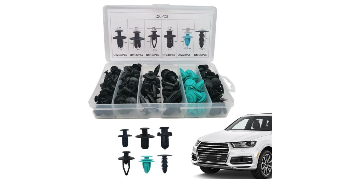 Set Clipsuri Auto Universale 100 Piese de Fixare | Pepita.com