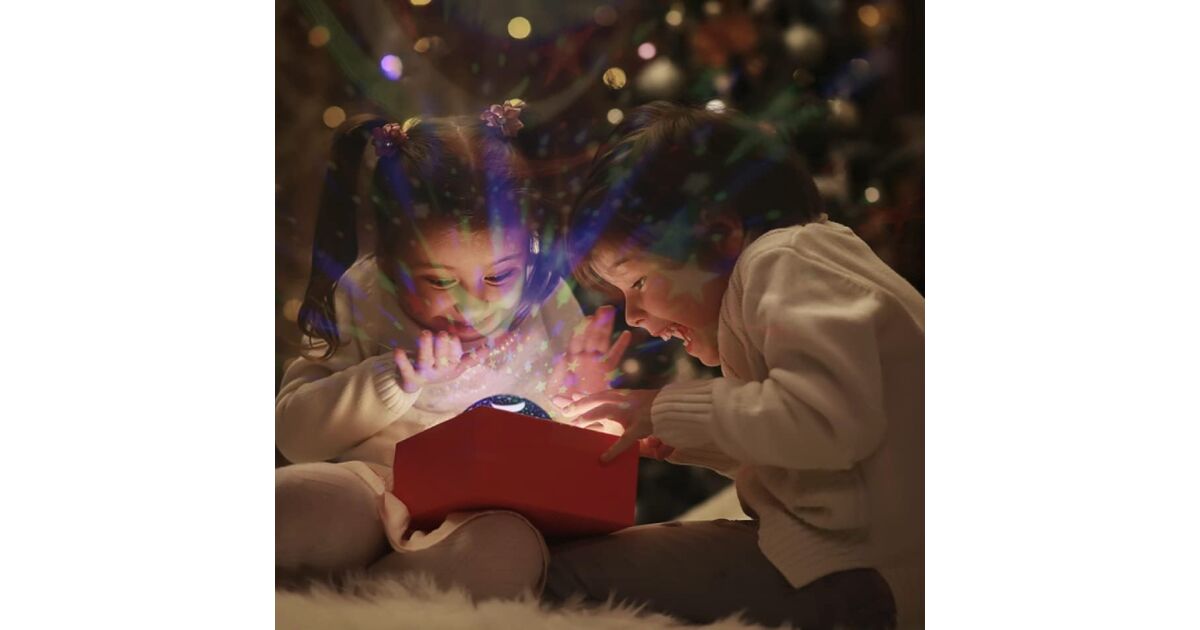 Star Master ROZ GLOB 360 Lampa de Veghe cu Proiector Rotativ Stele ...